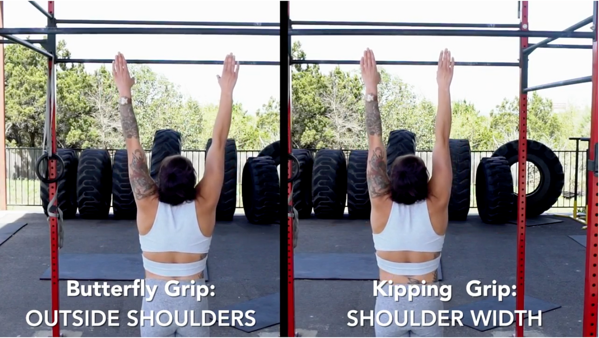 Kipping vs Butterfly Grip Widths – Victory Grips
